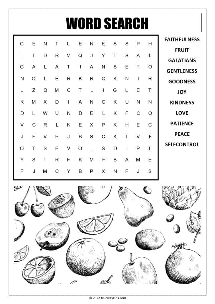 THE FRUIT OF THE SPIRIT - Galatians 5: 22-26 (Bible lesson for teens ...