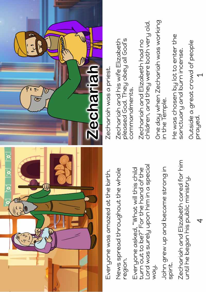 Zechariah and The Birth of John the Baptist - Trueway Kids