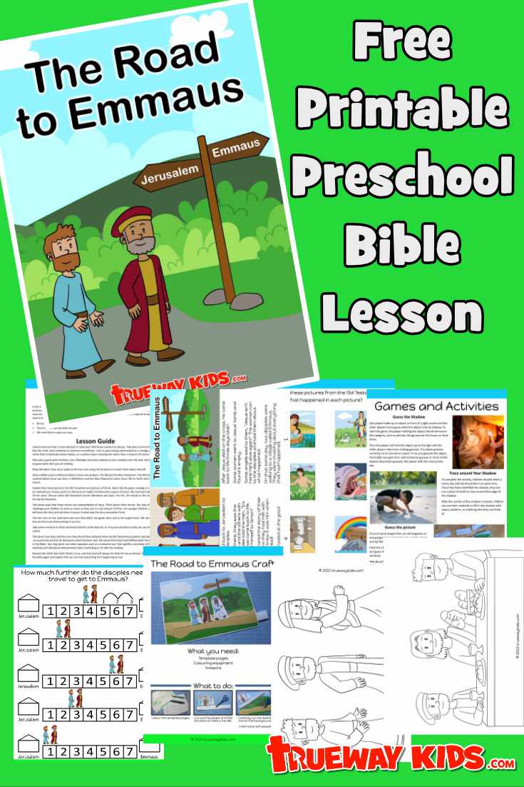 The Road to Emmaus - Bible lesson for kids - Trueway Kids