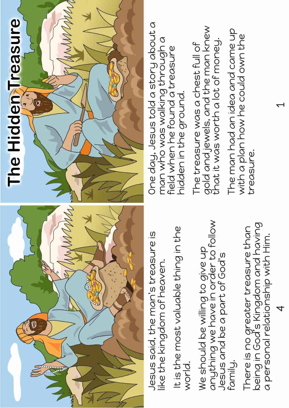 The Parable of the Hidden Treasure - Bible lesson for kids - Trueway Kids
