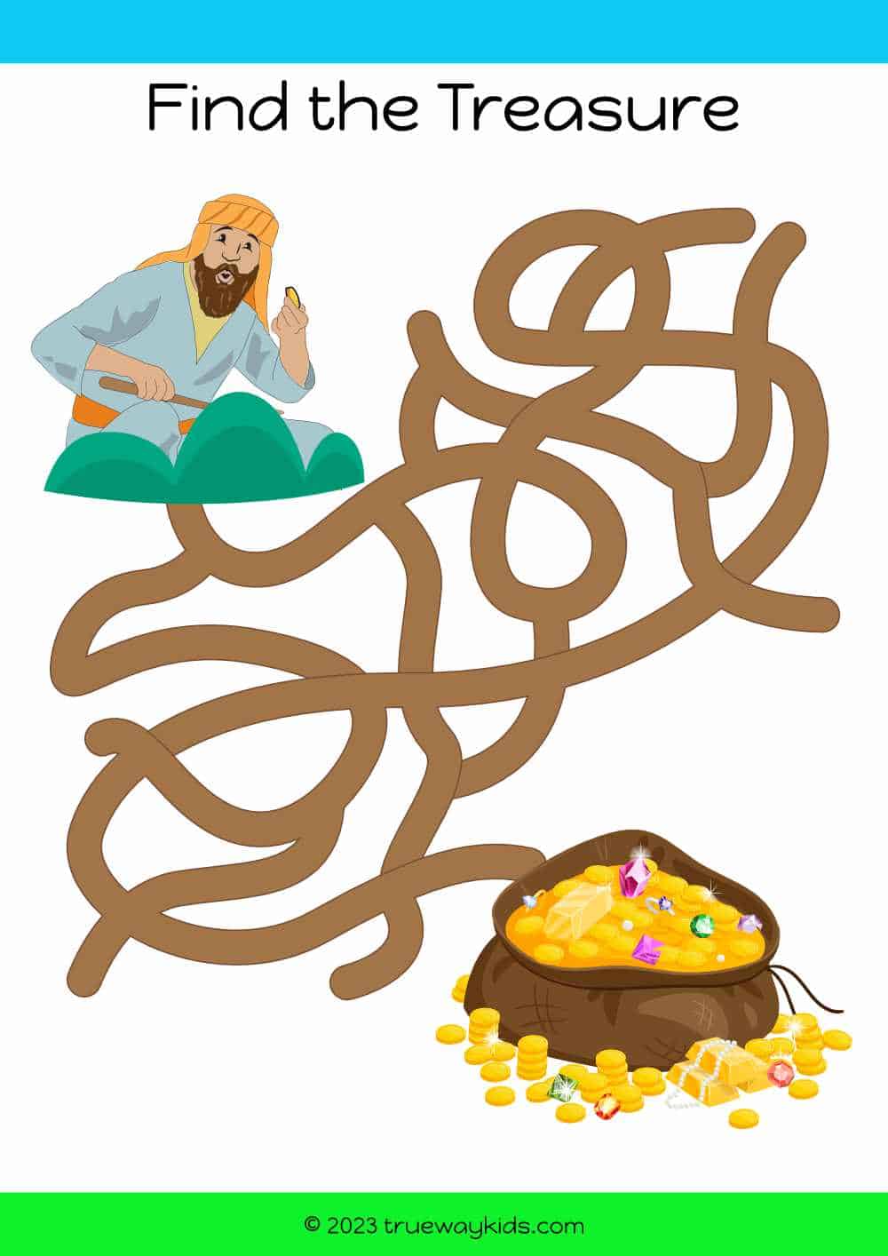The Parable of the Hidden Treasure - Bible lesson for kids - Trueway Kids