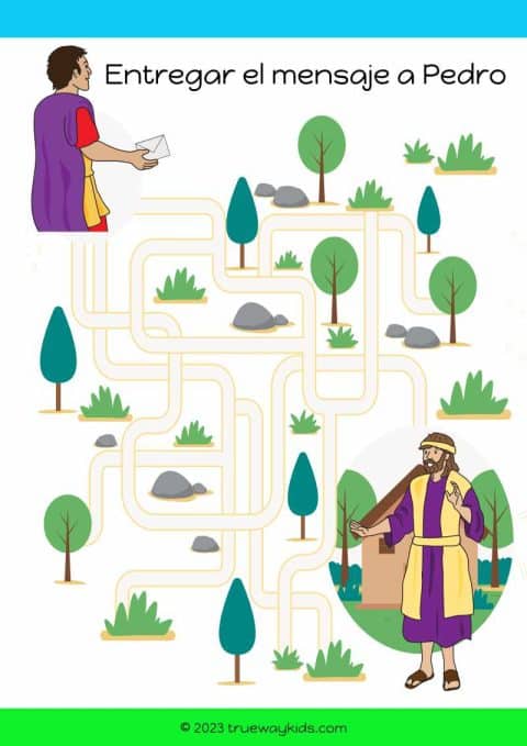 Pedro y Cornelio - Lección bíblica para niños - Trueway Kids