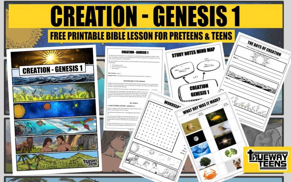 CREATION - GENESIS 1 (Teen Bible lesson) - Trueway Kids