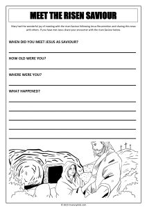 Holy Week (2) - Good Friday and Easter (Bible lesson for teens ...