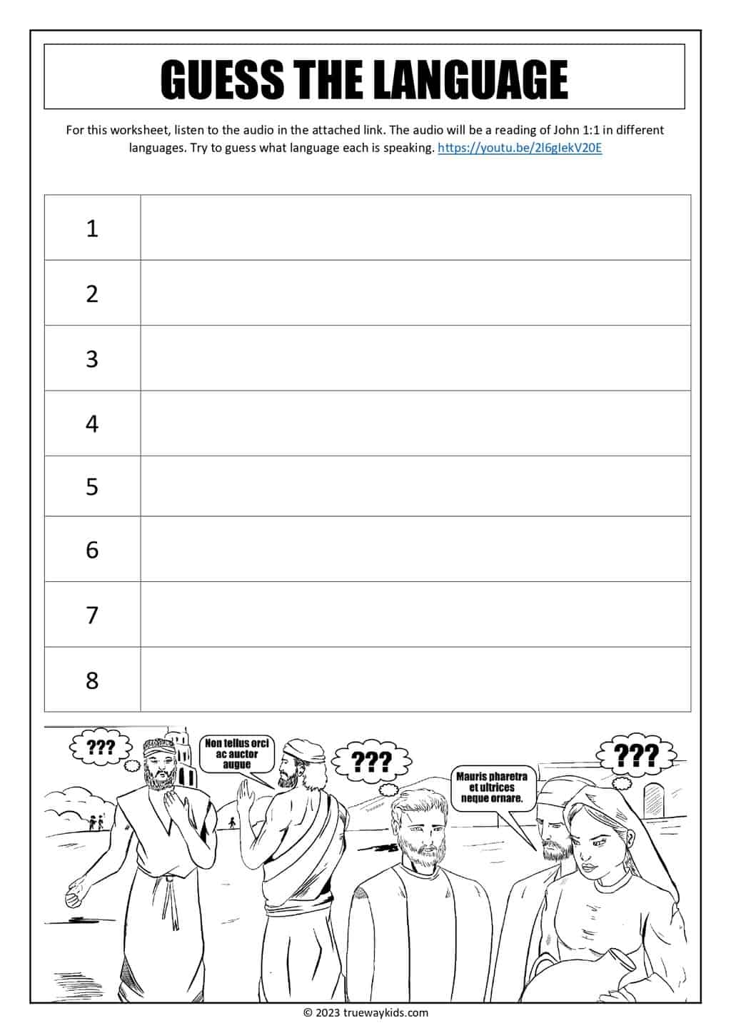 The Tower of Babel - Genesis 11 (Bible lesson for teens) - Trueway Kids