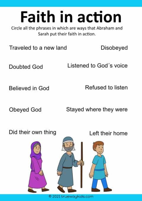 God Calls Abram And Sarai (5-10 year old pack) - Trueway Kids