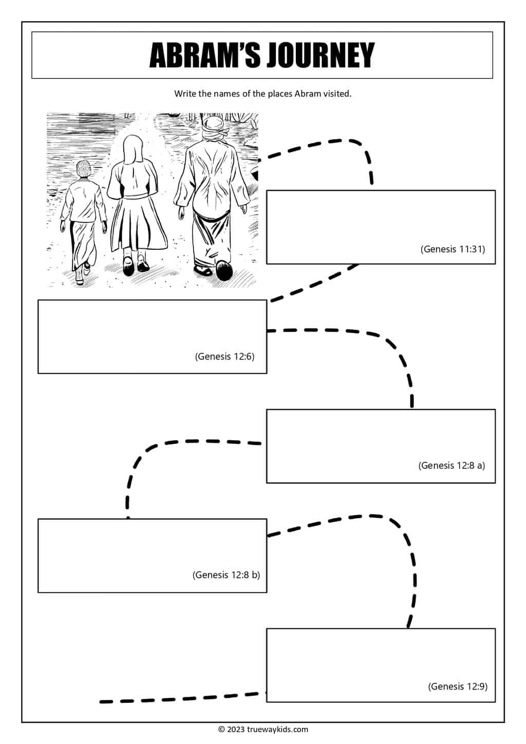 The Call Of Abram And Sarai - Genesis 12 (Bible lesson for teens) - Trueway Kids