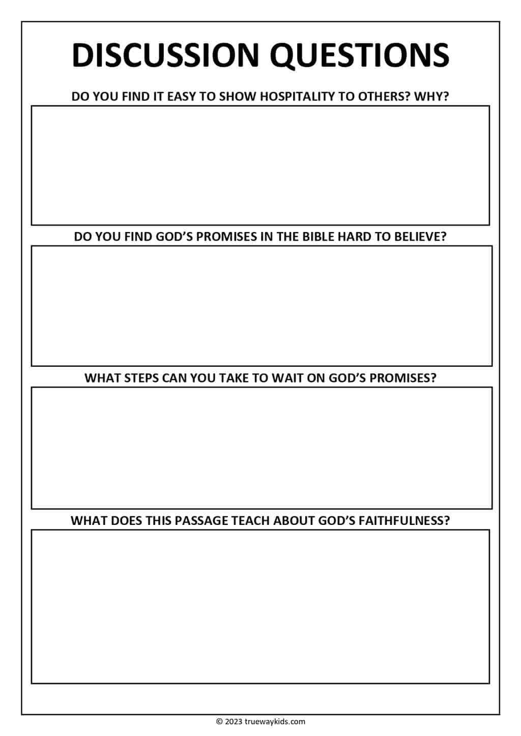 Isaac is Born - Genesis 18-21 (Bible lesson for teens) - Trueway Kids