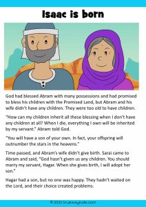 Isaac is Born (5-10 year old pack) - Trueway Kids