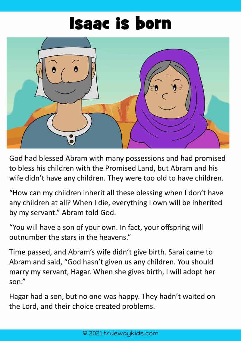 Isaac is Born (5-10 year old pack) - Trueway Kids