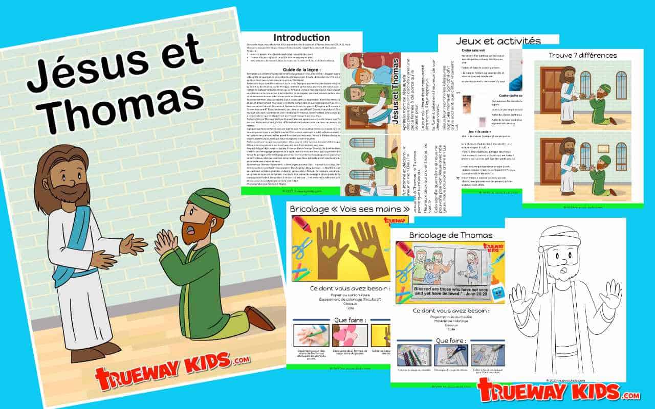 Jésus et Thomas - Leçon biblique pour les enfants - Trueway Kids
