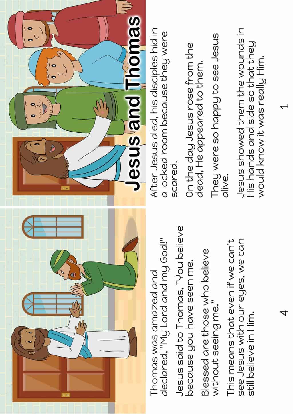 Jesus and Thomas - Bible lessons for kids - Trueway Kids