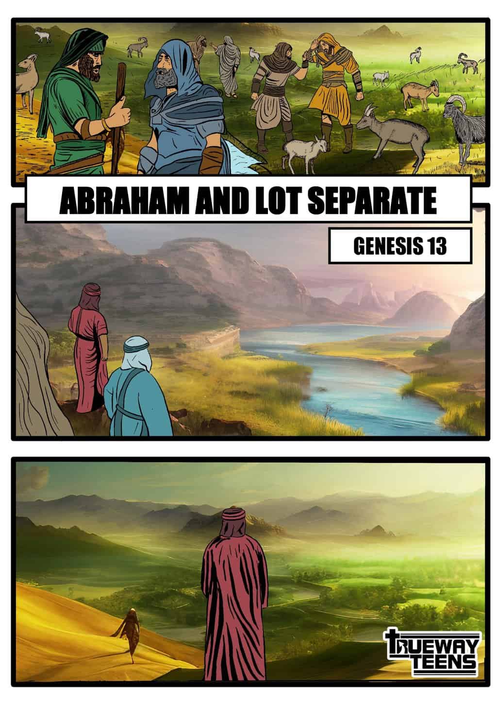 Abraham and Lot Separate - Genesis 13 (Bible lesson for teens) - Trueway Kids