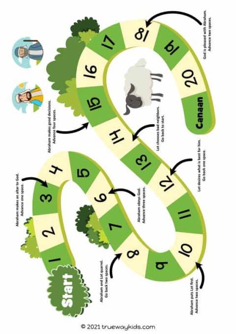 Abraham and Lot separate (5-10 year old pack) - Trueway Kids