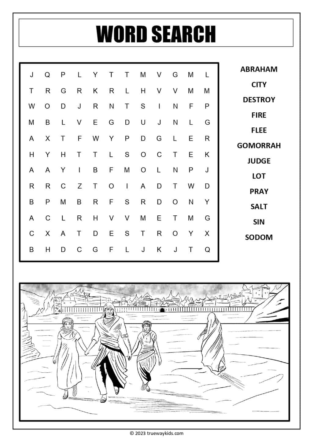 Sodom and Gomorrah - Genesis 18-19 (Bible lesson for teens) - Trueway Kids