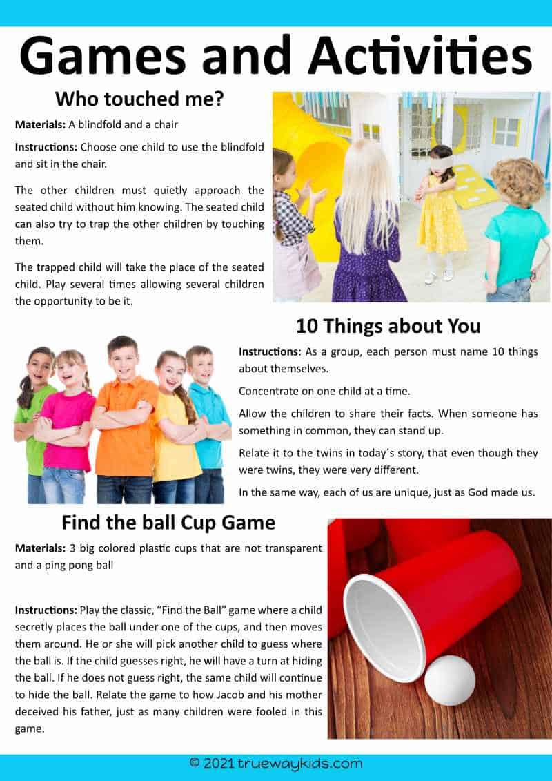 Jacob (5-10 year old Bible lesson pack) - Trueway Kids