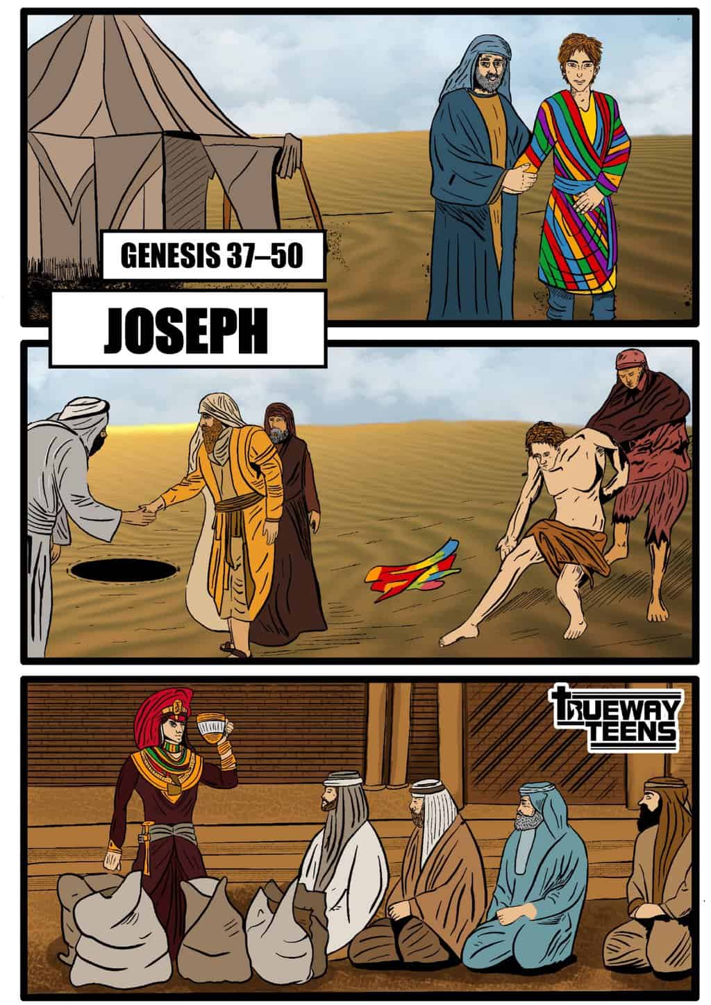 Joseph - Genesis 37-50 (Bible lesson for teens) - Trueway Kids