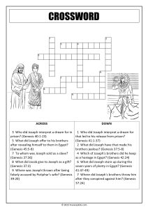 Joseph - Genesis 37-50 (Bible lesson for teens) - Trueway Kids