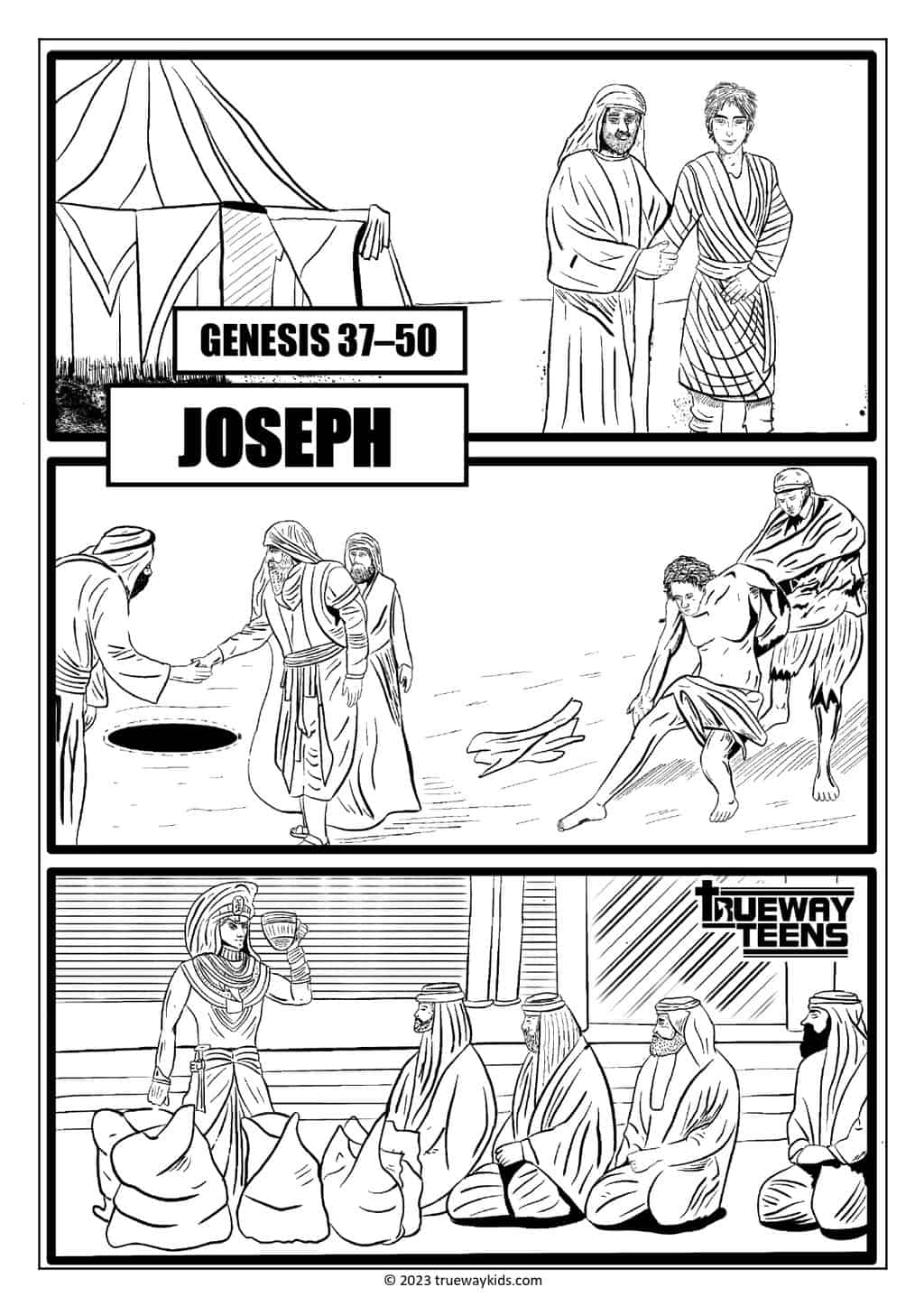 Joseph - Genesis 37-50 (Bible lesson for teens) - Trueway Kids