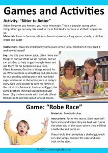 Joseph (5-10 year old Bible lesson pack) - Trueway Kids