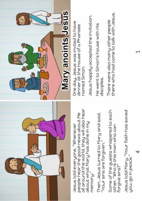 Mary Anoints Jesus - Bible lesson for kids - Trueway Kids