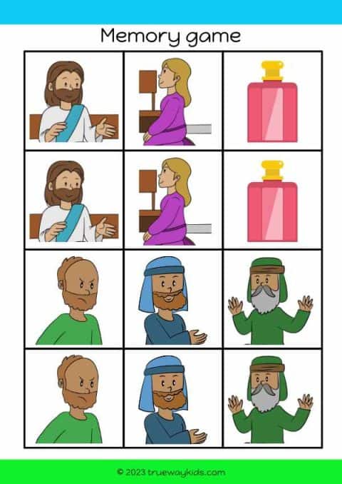 Mary Anoints Jesus - Bible lesson for kids - Trueway Kids