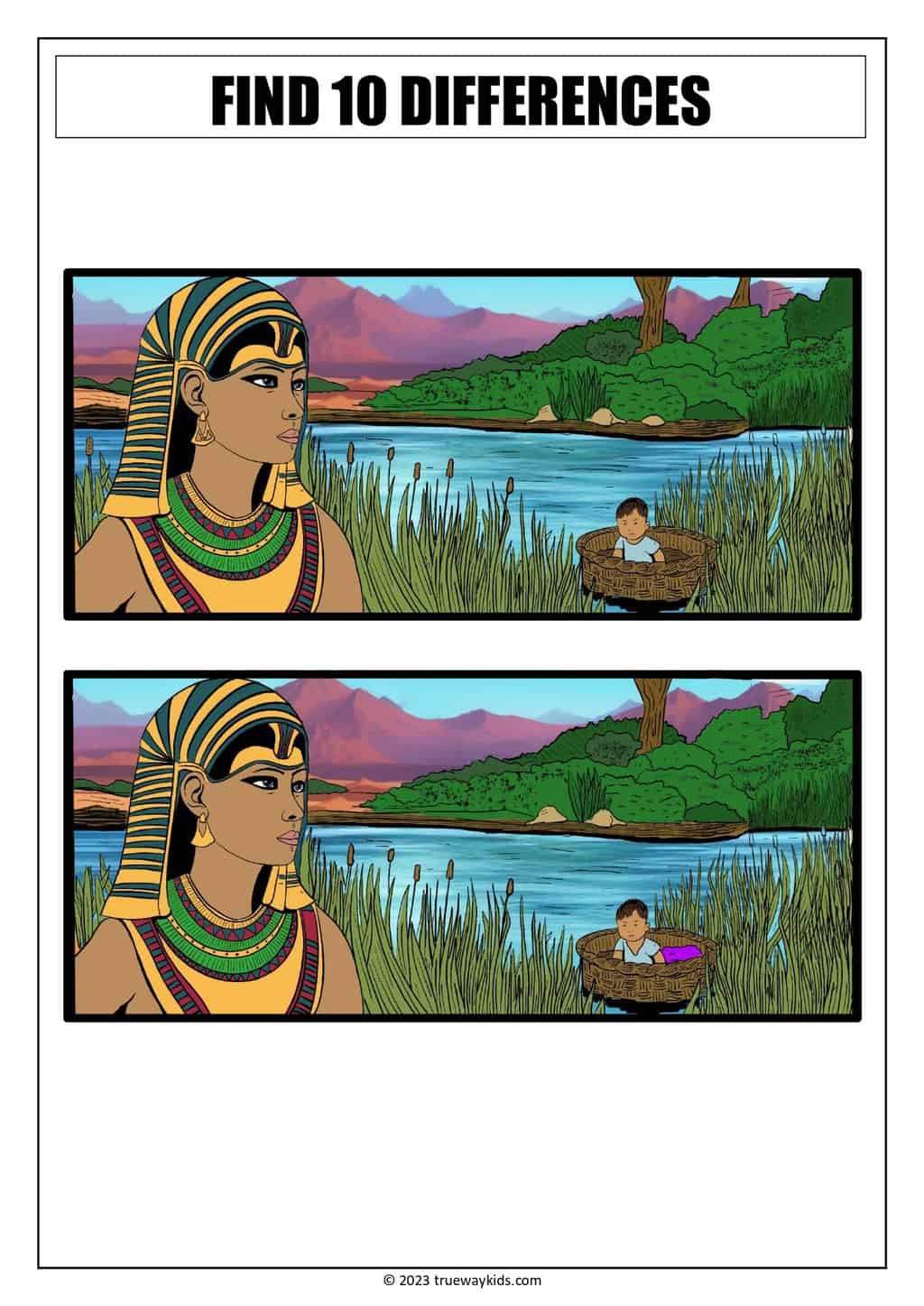 Baby Moses - Exodus 1-2 (Bible lesson for teens) - Trueway Kids