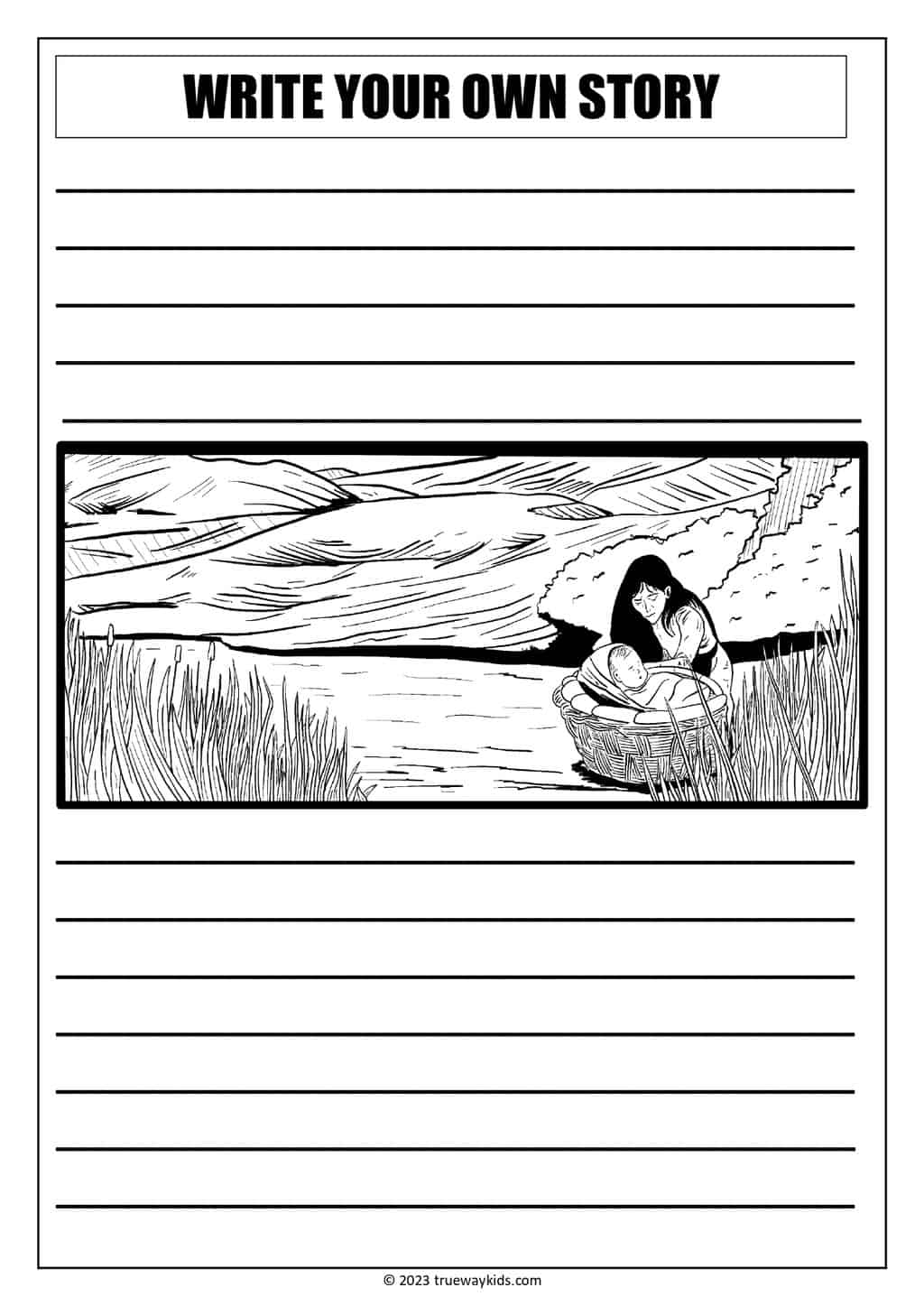 Baby Moses - Exodus 1-2 (Bible lesson for teens) - Trueway Kids