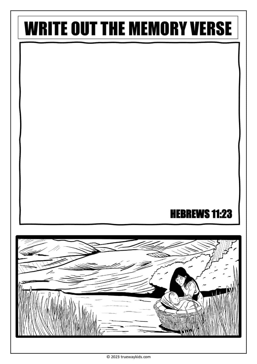 Baby Moses - Exodus 1-2 (Bible lesson for teens) - Trueway Kids