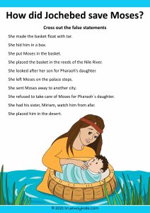 Baby Moses Bible lesson - (5-10 year old Bible lesson pack) - Trueway Kids