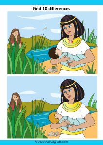 Baby Moses Bible lesson - (5-10 year old Bible lesson pack) - Trueway Kids