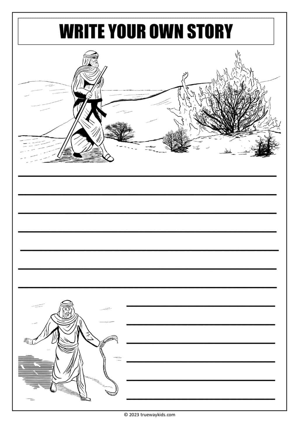 Moses and the Burning Bush - Exodus 3 - 4 (Bible lesson for teens ...