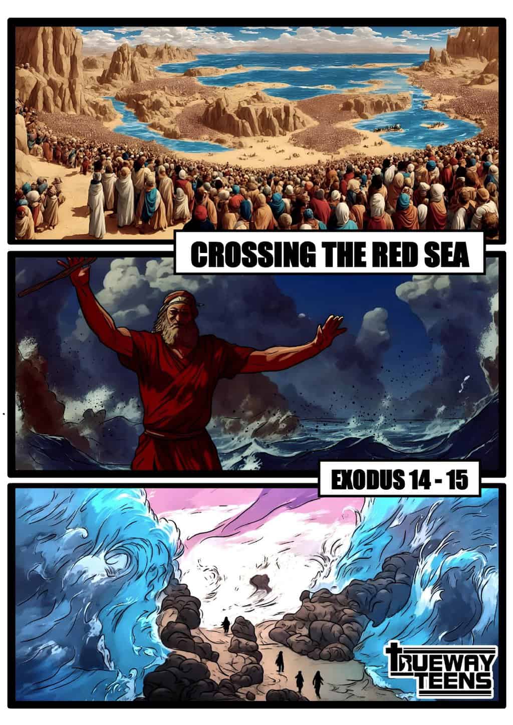 The Red Sea - Exodus 14 (Bible lesson for teens) - Trueway Kids