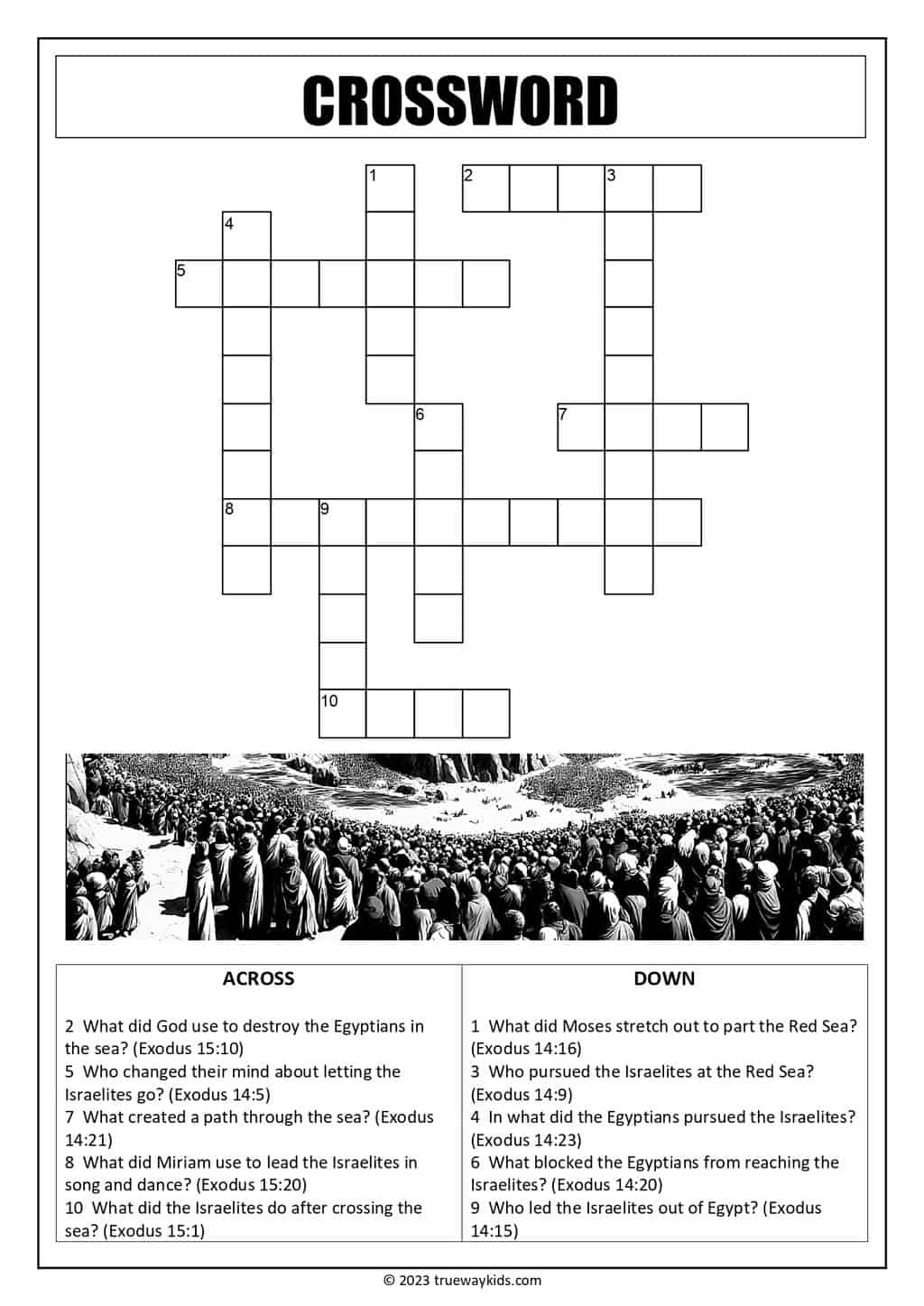 The Red Sea - Exodus 14 (Bible lesson for teens) - Trueway Kids