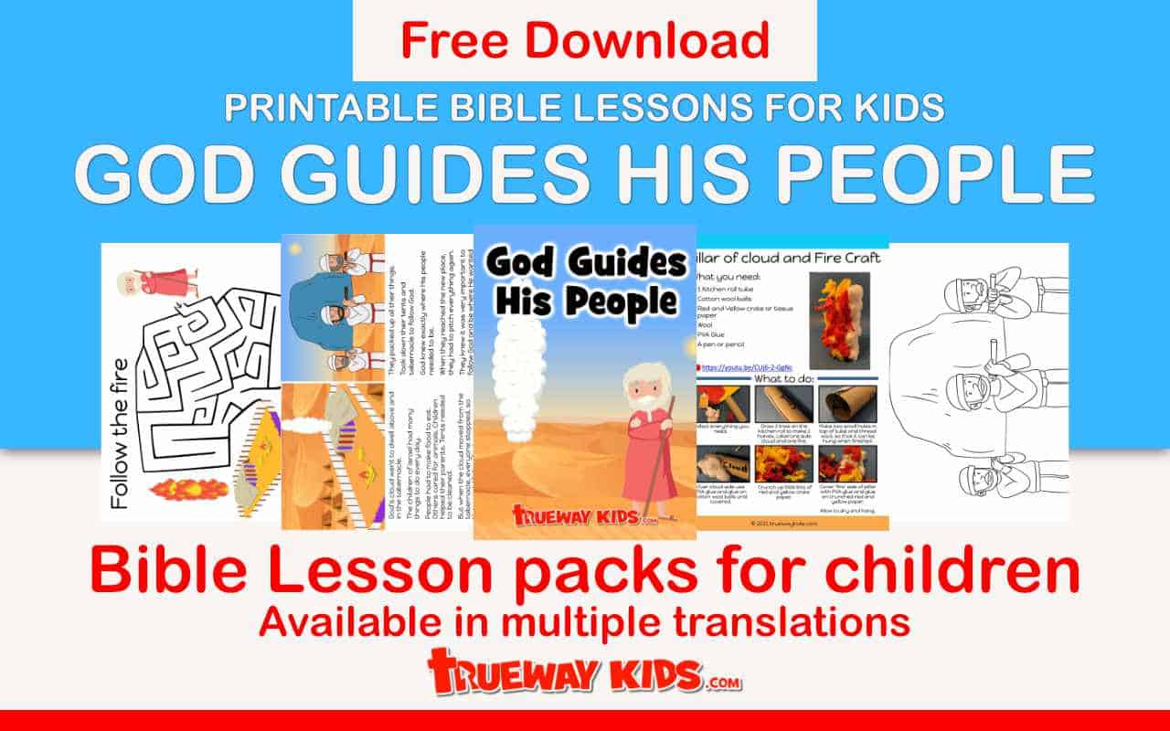 God guides His people - Free Bible lesson for children - Trueway Kids