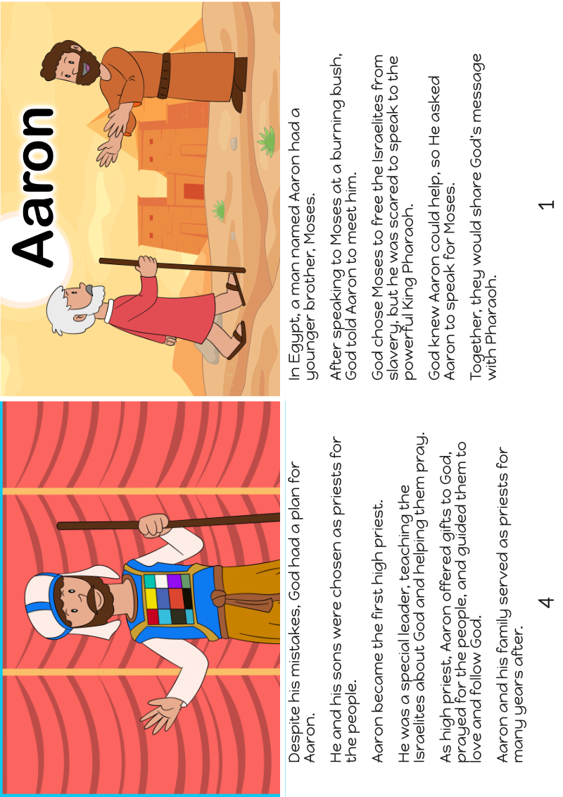 Aaron - Bible lesson for kids - Trueway Kids