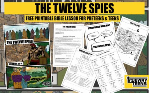 The Twelve Spies & Promised Land - Numbers 13-14 (Bible lesson for ...