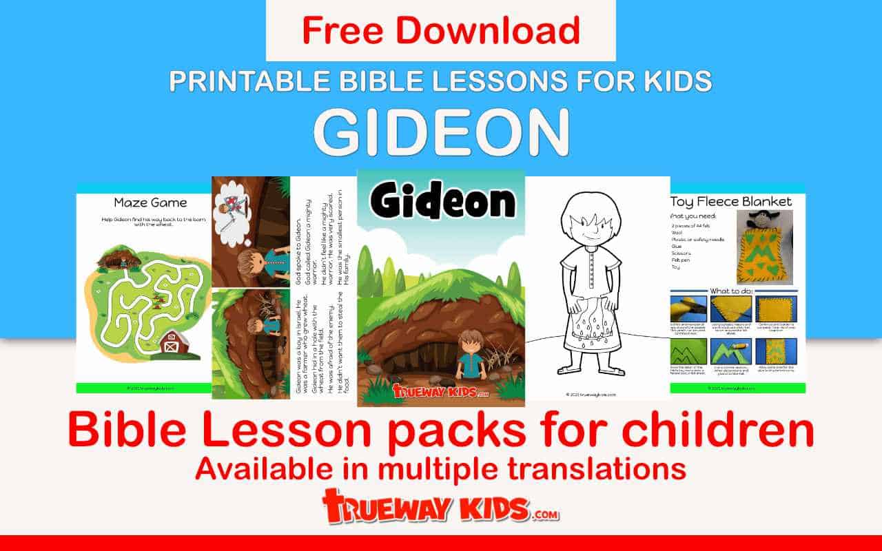 Gideon's calling - Free Bible lesson for kids - Trueway Kids