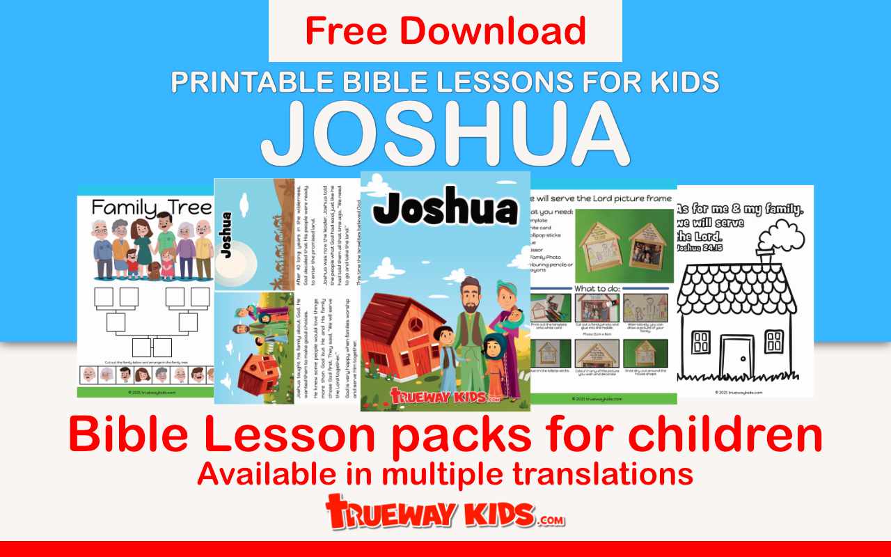 Joshua - Free Bible lesson for children - Trueway Kids