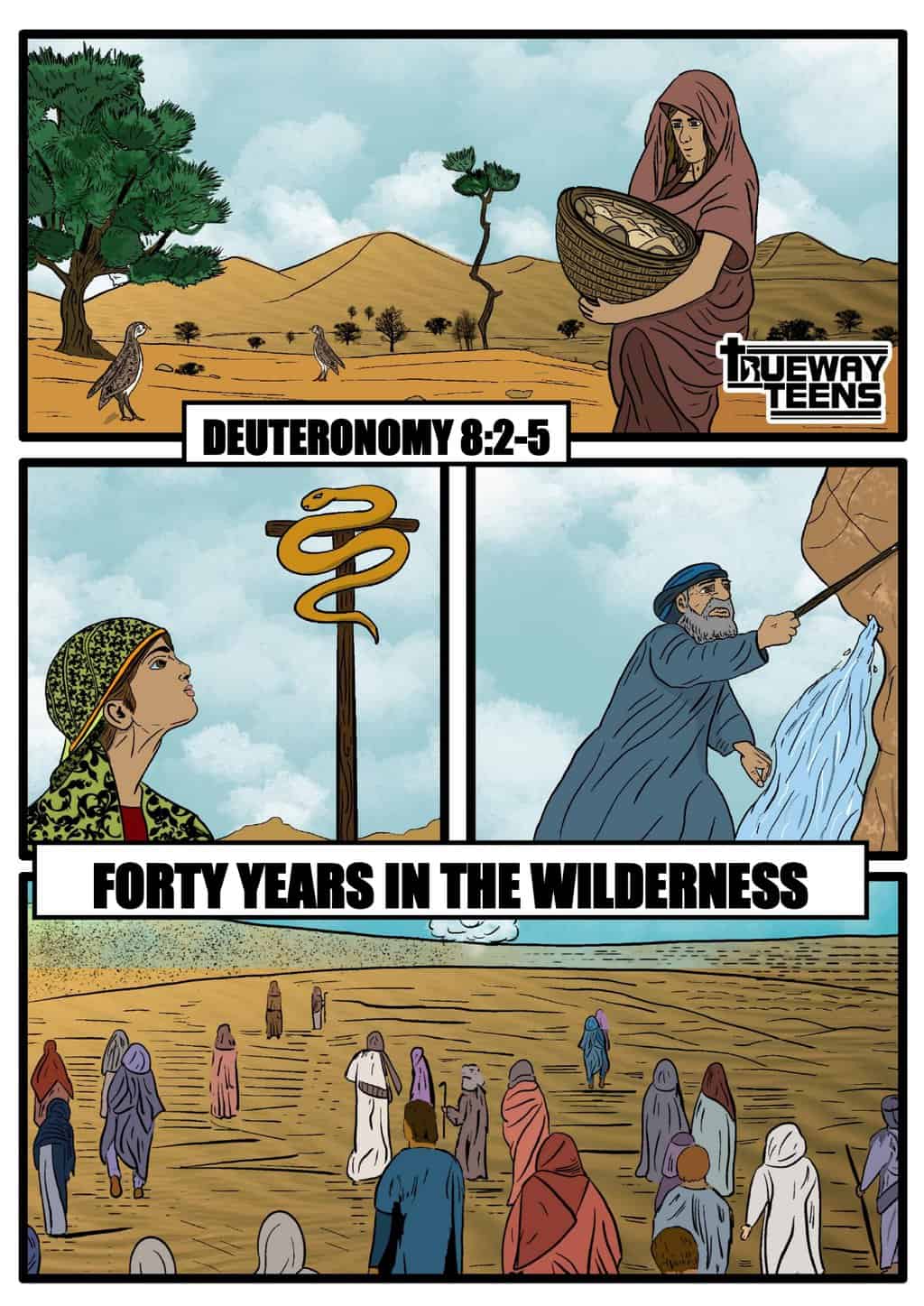 Forty Years in the Wilderness - (Bible lesson for teens) - Trueway Kids