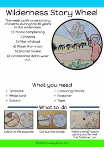 40 Years in the Wilderness (5-10 year old Bible lesson pack) - Trueway Kids