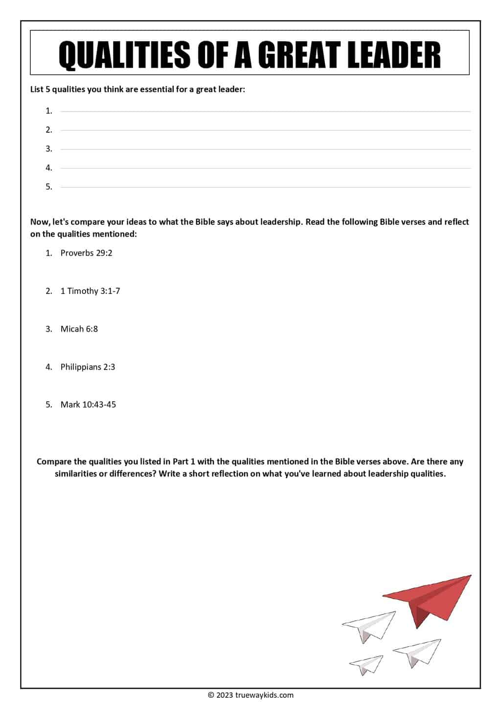 God calls Joshua (Bible lesson for teens) - Trueway Kids