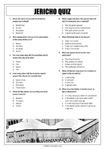 The Battle of Jericho (Joshua 6) - Bible lesson for teens - Trueway Kids