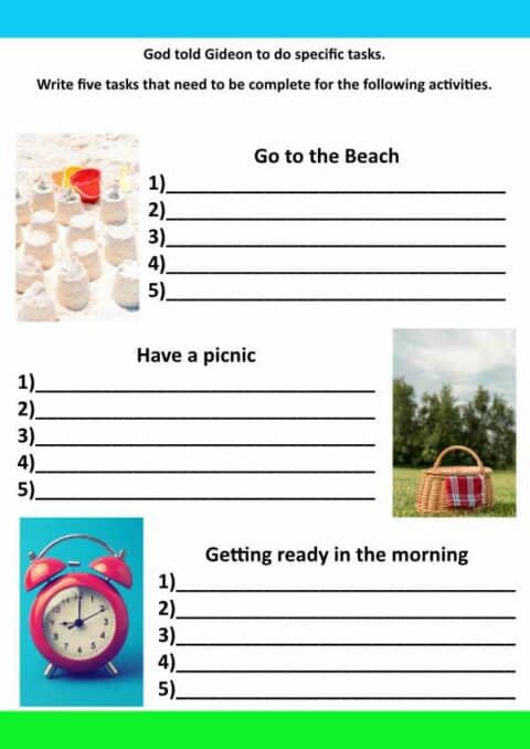 Gideon (5-10 year old Bible lesson pack) - Trueway Kids