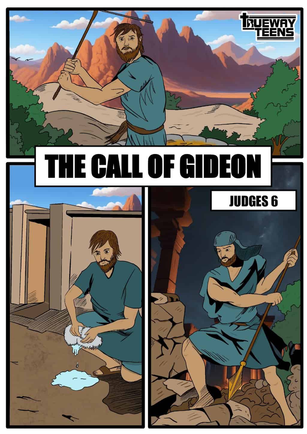 The call of Gideon (Judges 6) - Bible lesson for teens - Trueway Kids