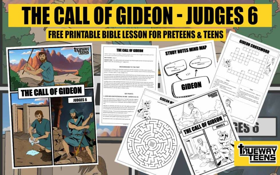 The call of Gideon (Judges 6) - Bible lesson for teens - Trueway Kids