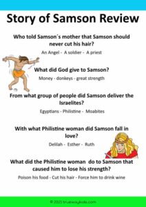 Samson (5-10 year old Bible lesson pack) - Trueway Kids
