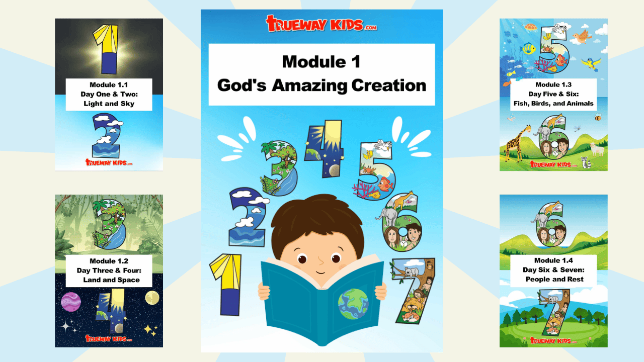 Module 1 - God's Amazing Creation - Learning pack - Trueway Kids