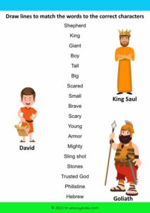 David and Goliath - (5-10 year old Bible lesson pack) - Trueway Kids