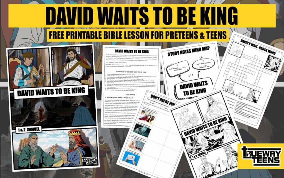 David waits to be King - (Bible lessons for teens) - Trueway Kids